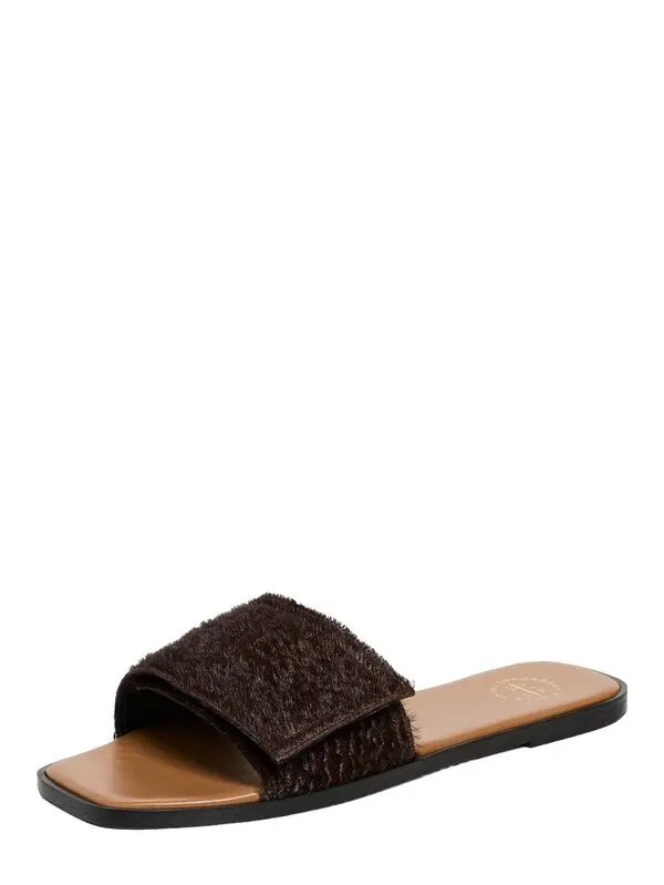 ATP ATELIER Tirano Slide Sandals - Walnut