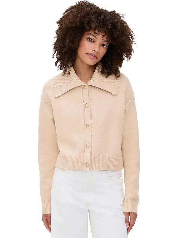Z Supply Holmen Collared Cardigan - Macaroon