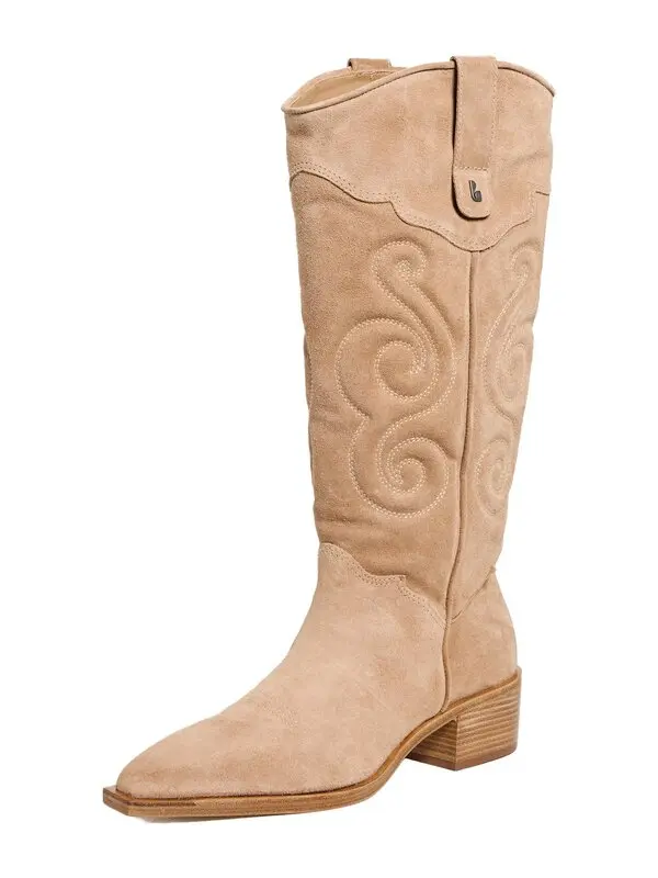 Larroude Paloma Boots - Peanut