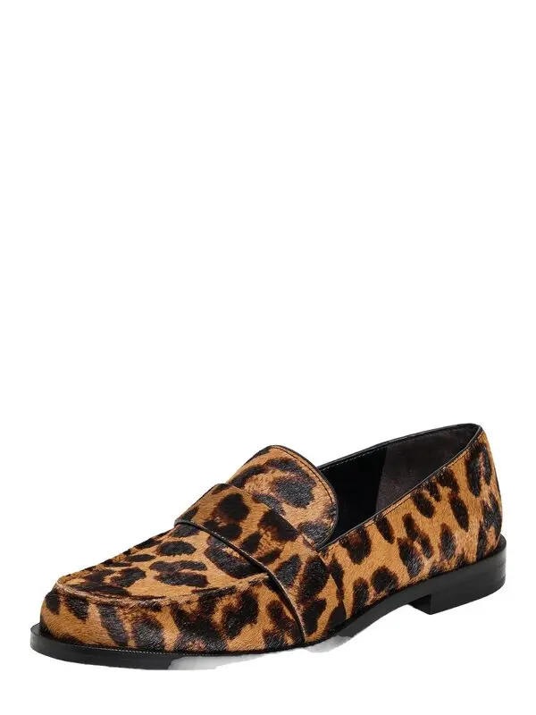 FAVORITE DAUGHTER Lola Too Leopard Loafers - Brandy Brown