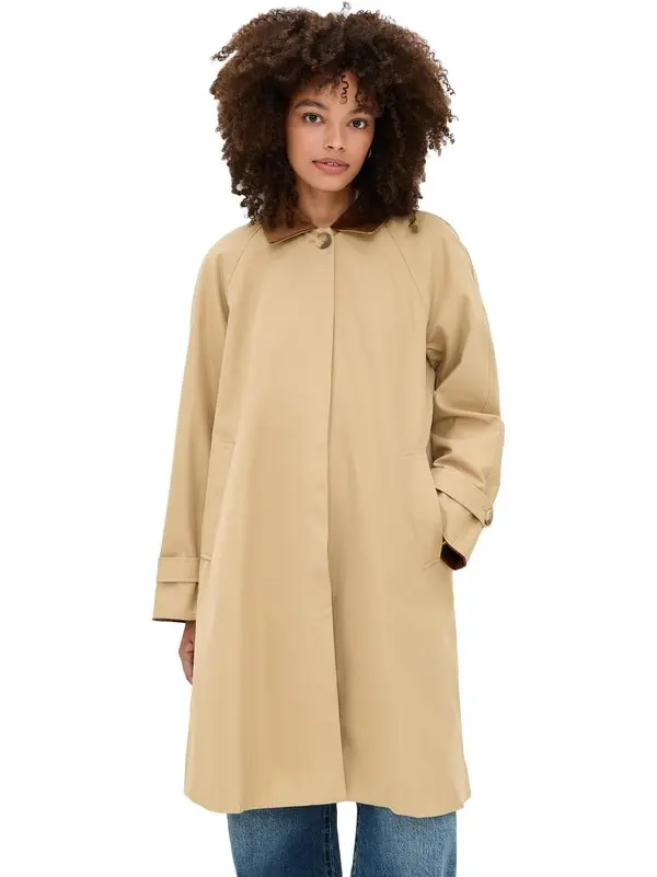 Astr The Label Raiden Trench Coat - Light Khaki