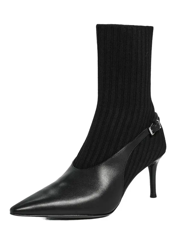Rag & Bone Mercer Slingback Sock Boots - Black