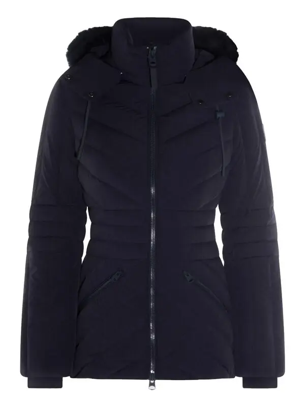 Mackage Down Jacket With Fur Hood - Blue
