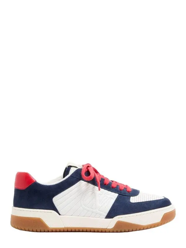 Valentino Garavani Sparry Low-top Trainers - Cobalt/white/coral