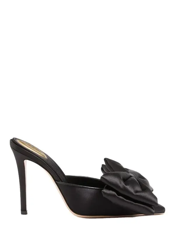 Valentino Garavani Yolande Satin Mule - Black
