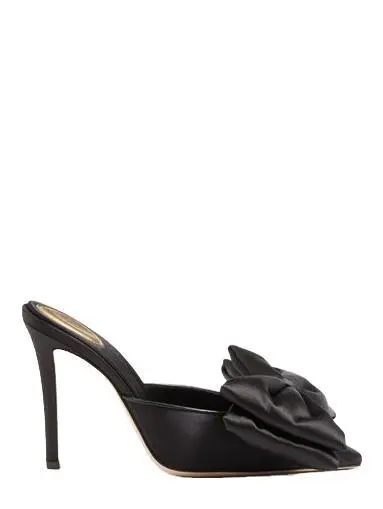 Valentino Garavani Yolande Satin Mule - Black