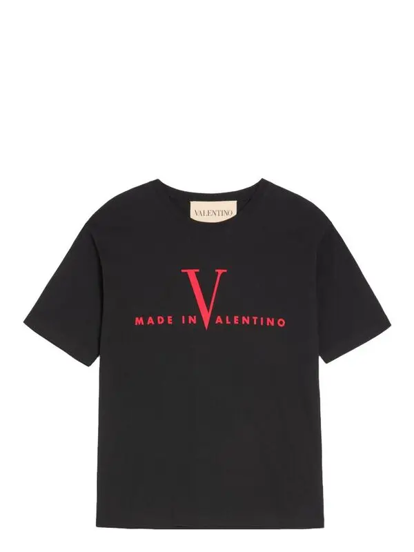 Valentino Garavani T-shirt With Made - Black/red