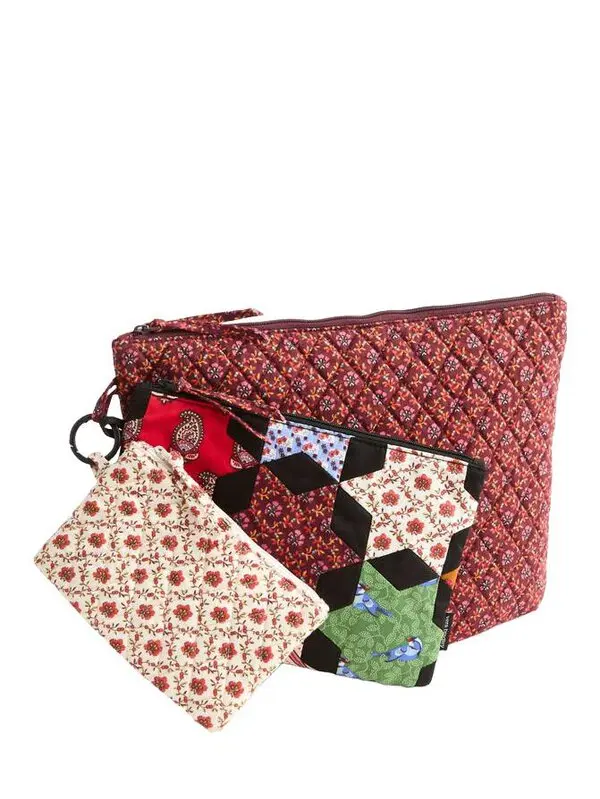 VERA BRADLEY 3-pouch Organizer Set - Black