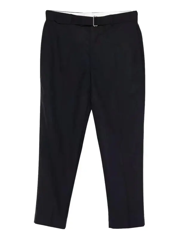 Officine Générale Belted Trousers - Blue