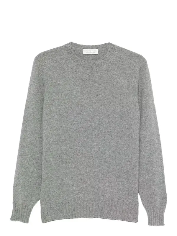 FILIPPO DE LAURENTIIS Crew Neck Wool Sweater - Grey