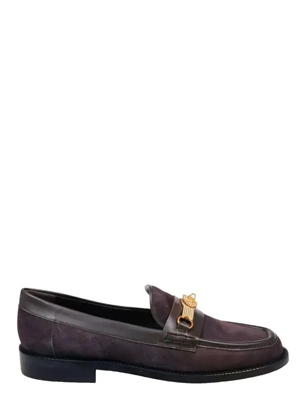AMATO DANIELE Chain-detailing Loafers - Purple