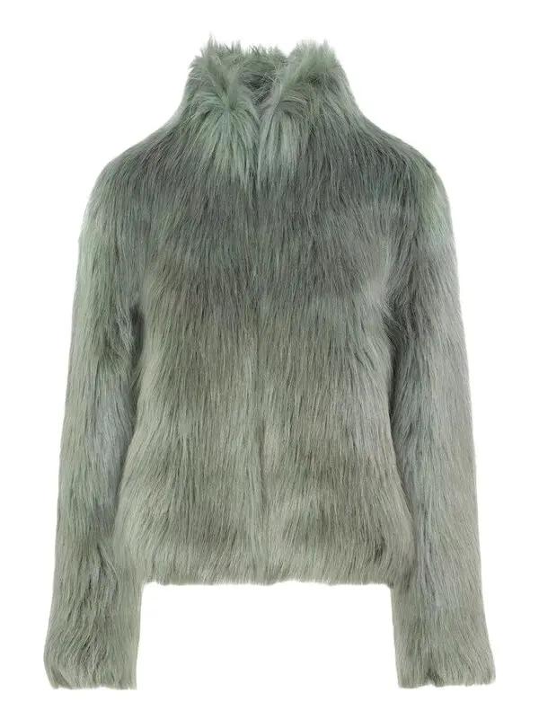 UNREAL FUR Faux Fur Jacket - Green