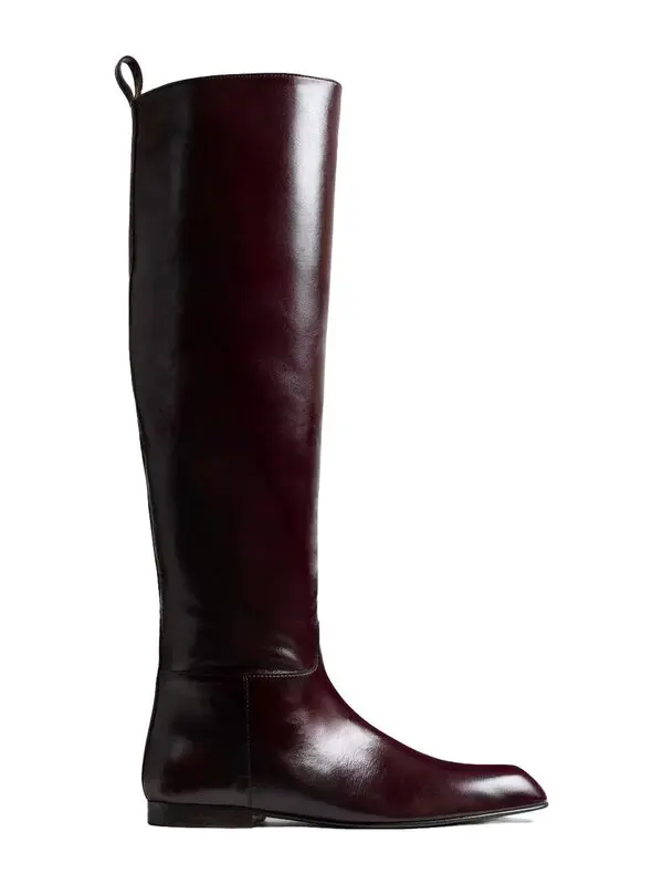 Khaite Colt Knee-high Boots - Red