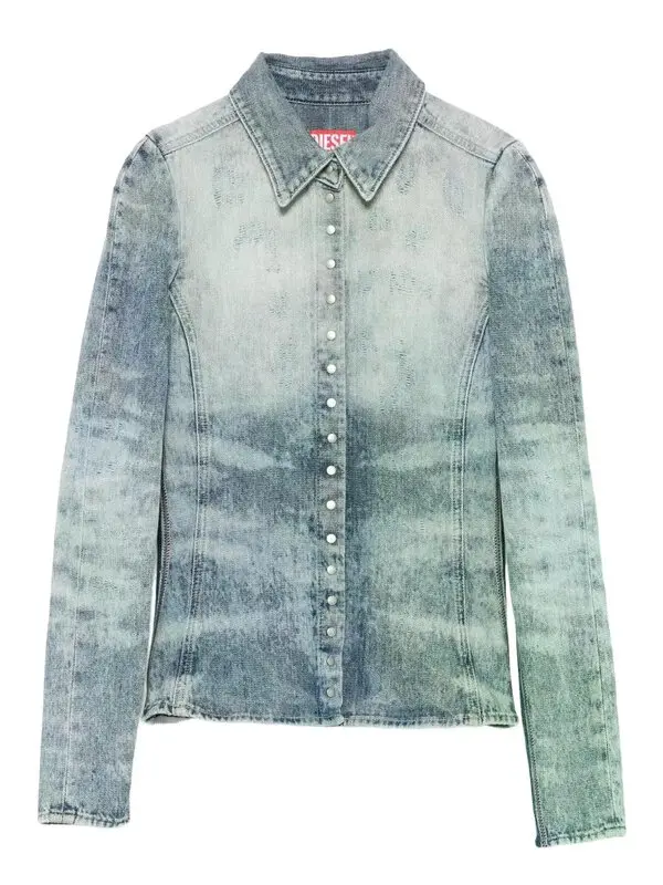 DIESEL Buttoned Shirt - Blue