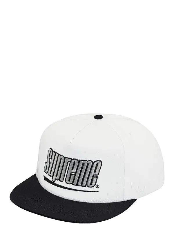Supreme Underline 5-panel Hat - White