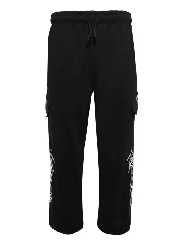 WARREN LOTAS Serenity Baggy Cargo Sweatpants - Black