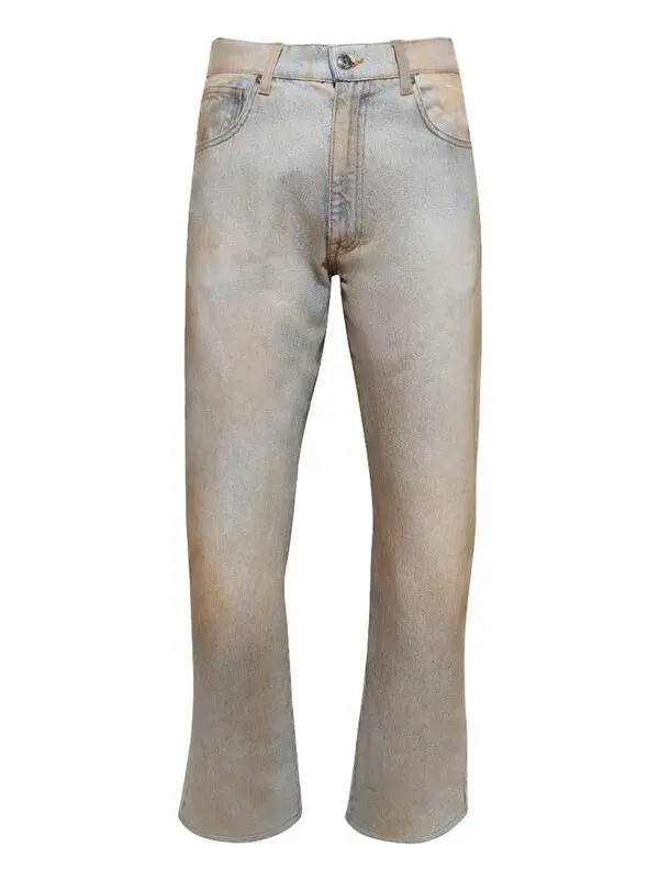 WARREN LOTAS Reaper Flannel Lined Denim Pants - Blue