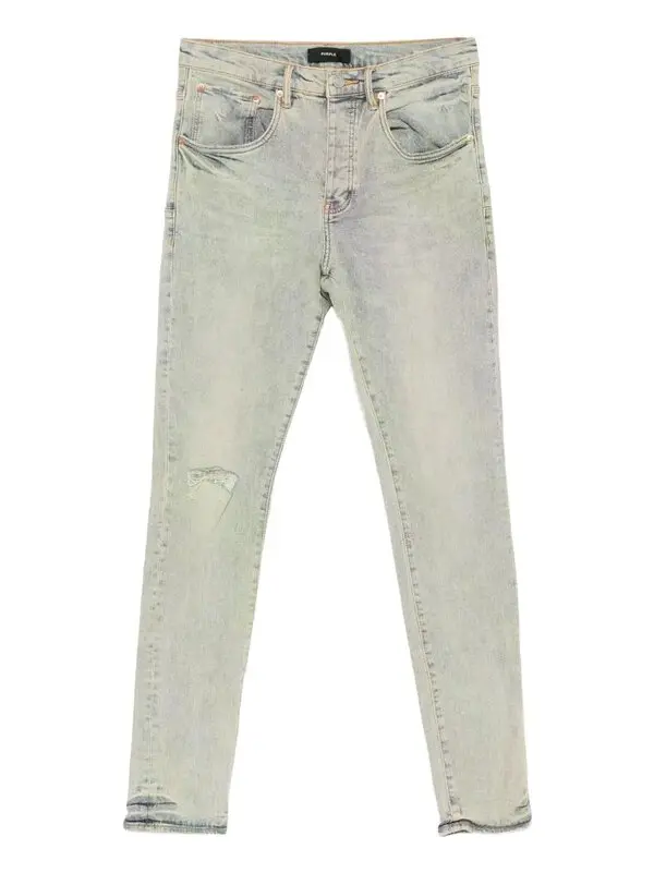 PURPLE BRAND P002 Distressed Jeans - Blue