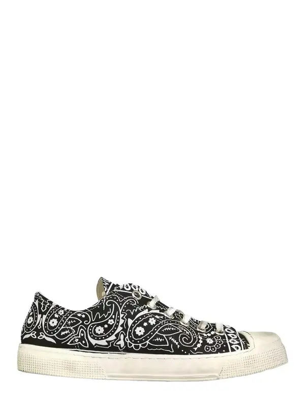 METALGIENCHI X Jean Michel Bandana-print Sneakers - Black