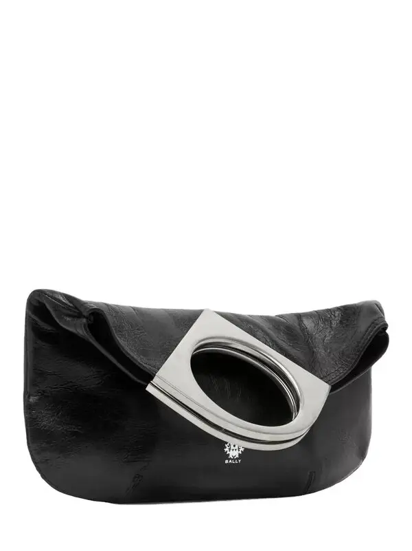 Bally Mini Anni Leather Clutch - Black