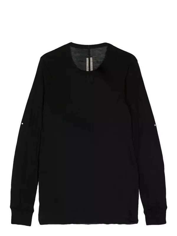 Rick Owens Mélange Cotton T-shirt - Black