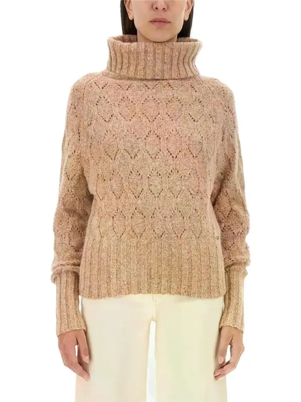 Kiton Turtleneck Knit Sweater - Neutrals