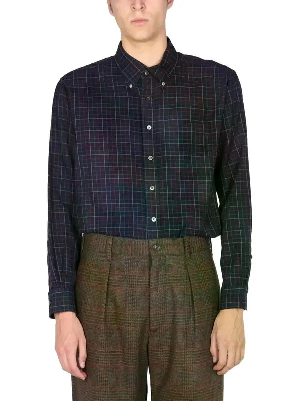 Engineered Garments Checked Shirt - Blue