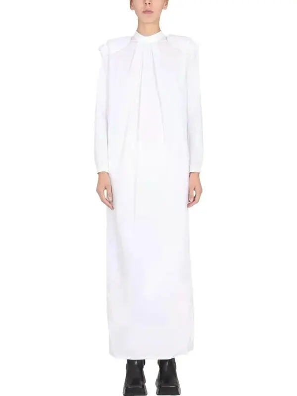Raf Simons Ruffled Maxi Dress - White