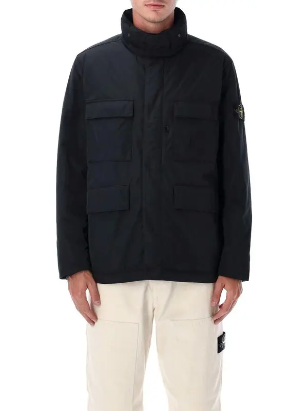 Stone Island Micro Twill Field Jacket - Black