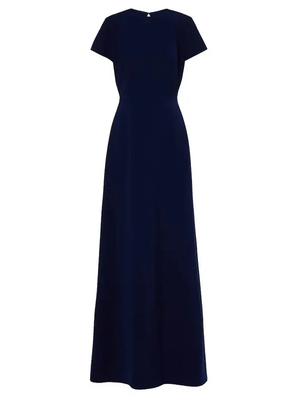 Carolina Herrera Bow-detail Gown - Blue