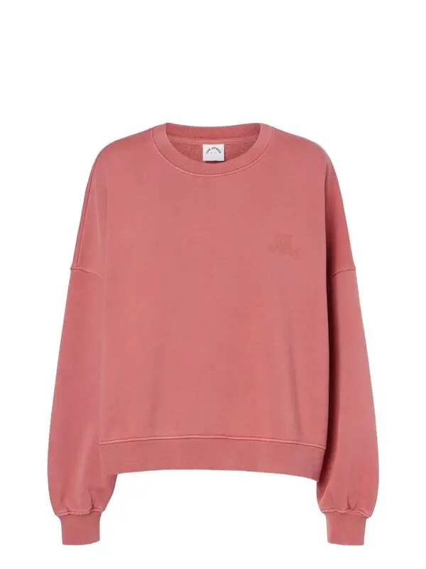 The Upside Paloma Logo Cotton Sweatshirt - Pink