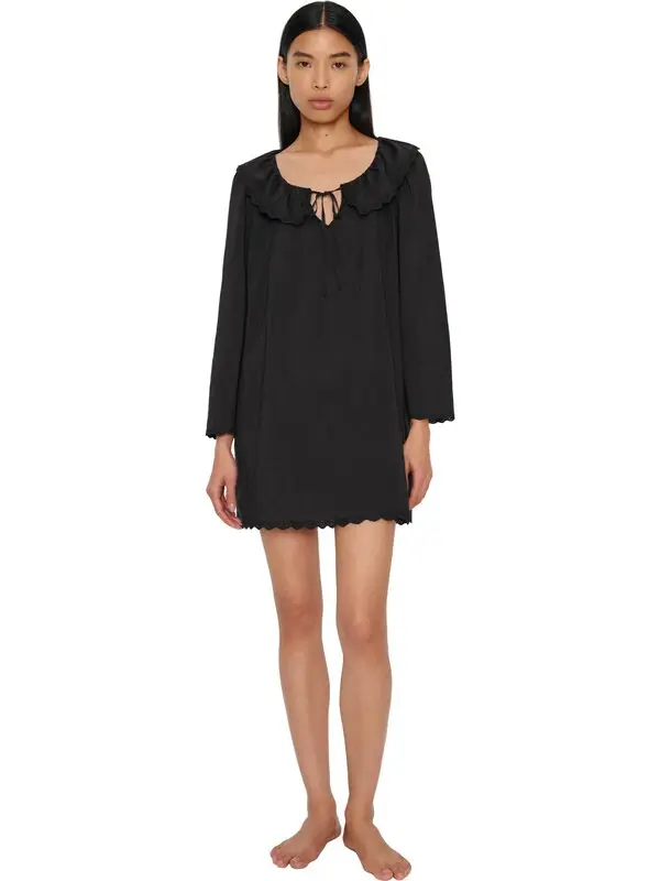 REFORMATION Madeline Sleep Dress - Black