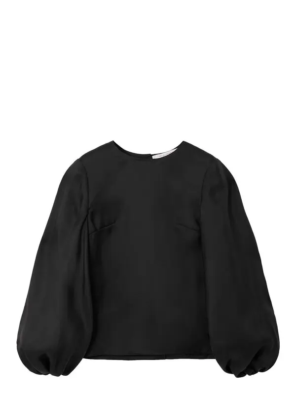 Carolina Herrera Silk Blouse - Black