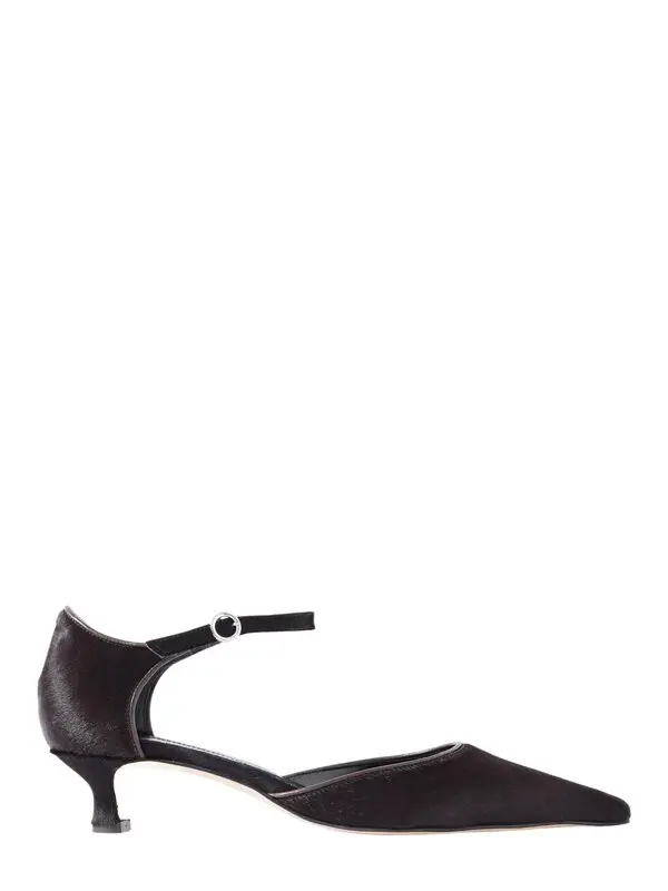 AeydĒ Tillie Pony Hair Pumps - Brown