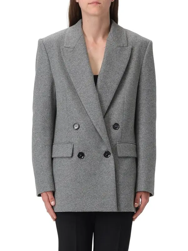 Pinko Double-breasted Blazer - Grey
