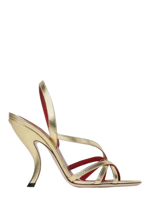 Valentino Garavani Heeled Sandal - Gold