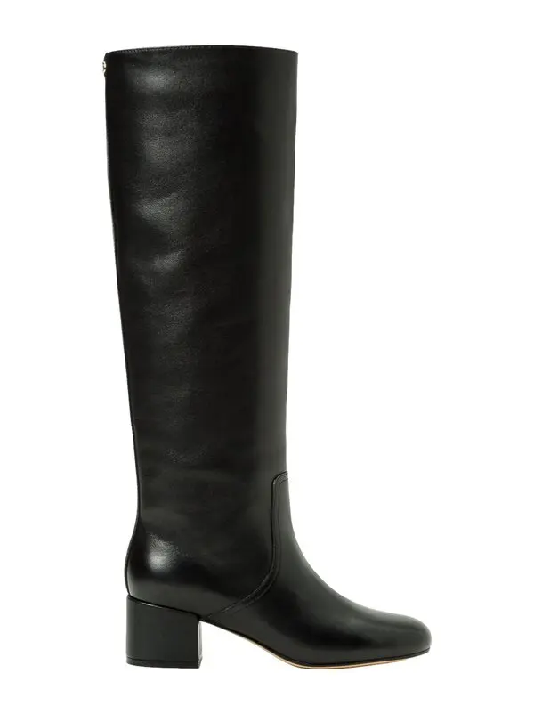 TWINSET Leather Boots - Black