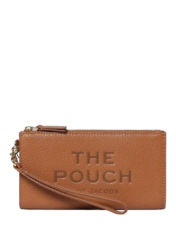 Marc Jacobs Pouch With Wristlet Strap - Brown