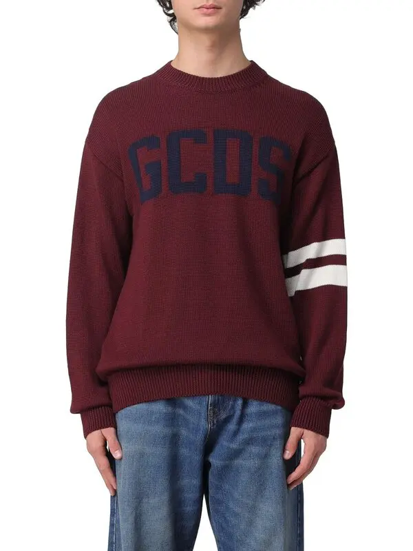 Gcds Pullover Sweater - Burgundy