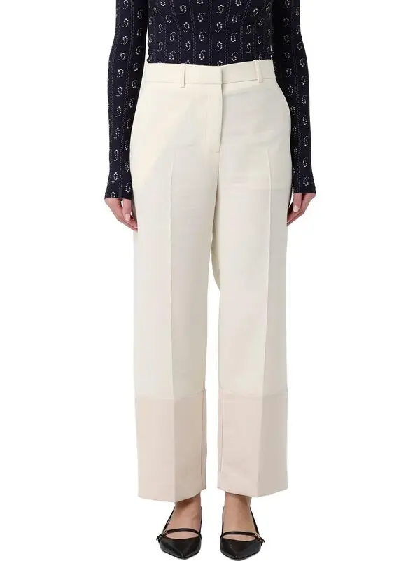 Tory Burch Trousers - Yellow Cream