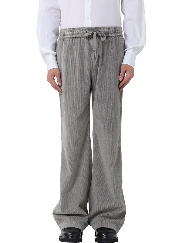 Dolce & Gabbana Wide Leg Trousers - Grey