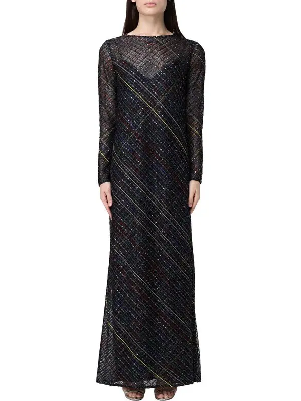 Missoni Long Sleeve Maxi Dress - Grey