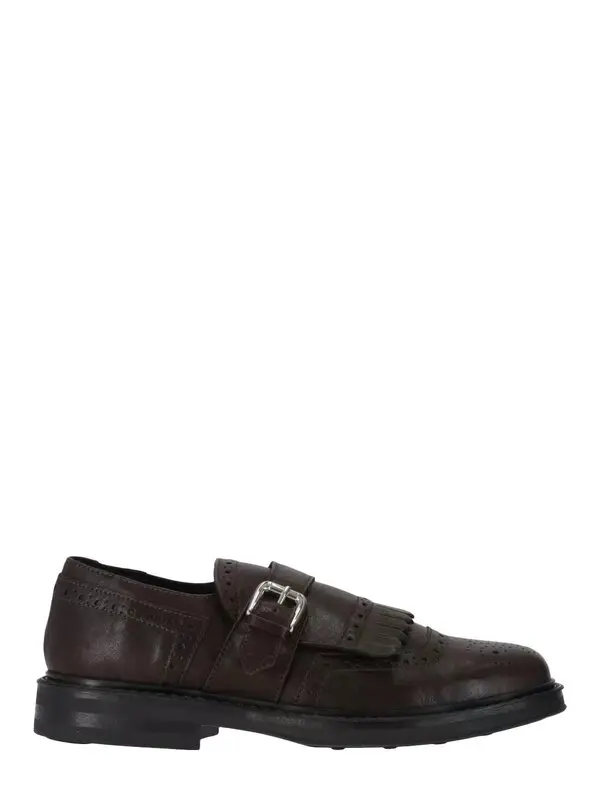 P.a.r.o.s.h Buckle Monk Shoes - Brown