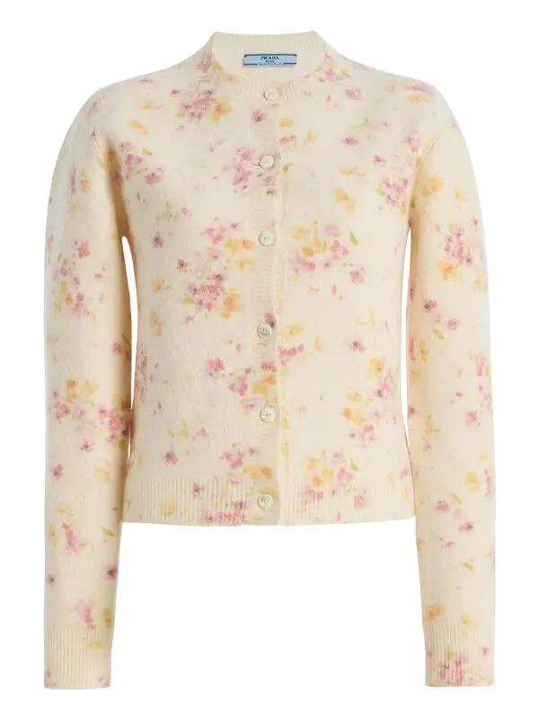 Prada Wool Cardigan - Print