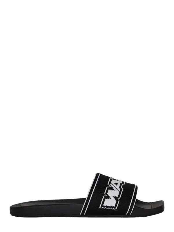 Alexander Wang Webbing Pool Slide - Black
