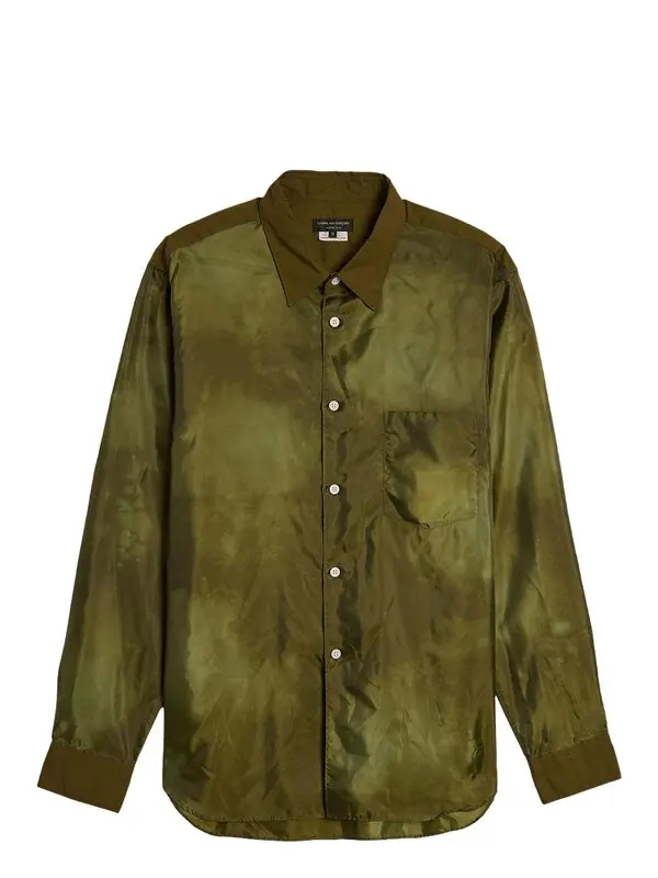 Comme Des Garçons Broad Garment Treated Shirt - Brown