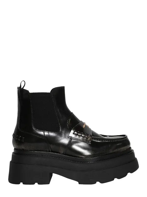 Alexander Wang Carter Platform Ankle Boot - Black
