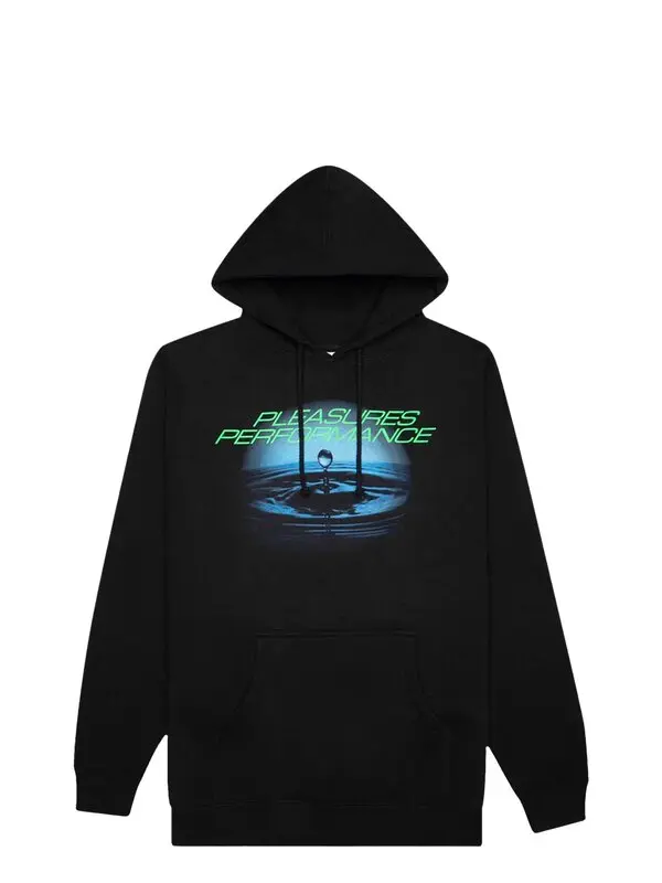 PLEASURES Performance Hoodie - Black