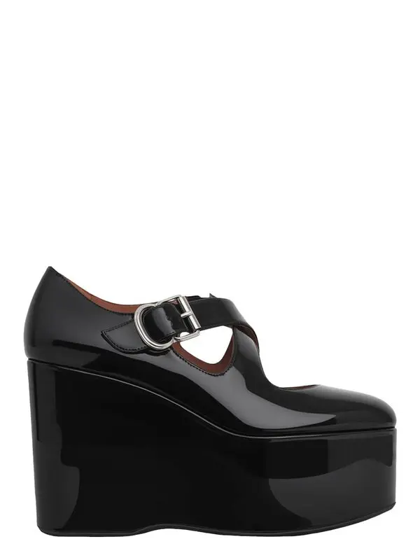 Alaïa Criss Cross Wedge - Black