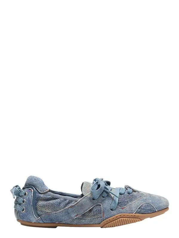 Acne Studios Lace-up Denim Shoes - Blue